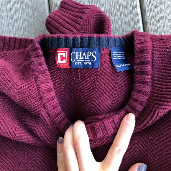 Chaps | Sweaters | Mens Chaps Crew Neck Sweater | Poshmark